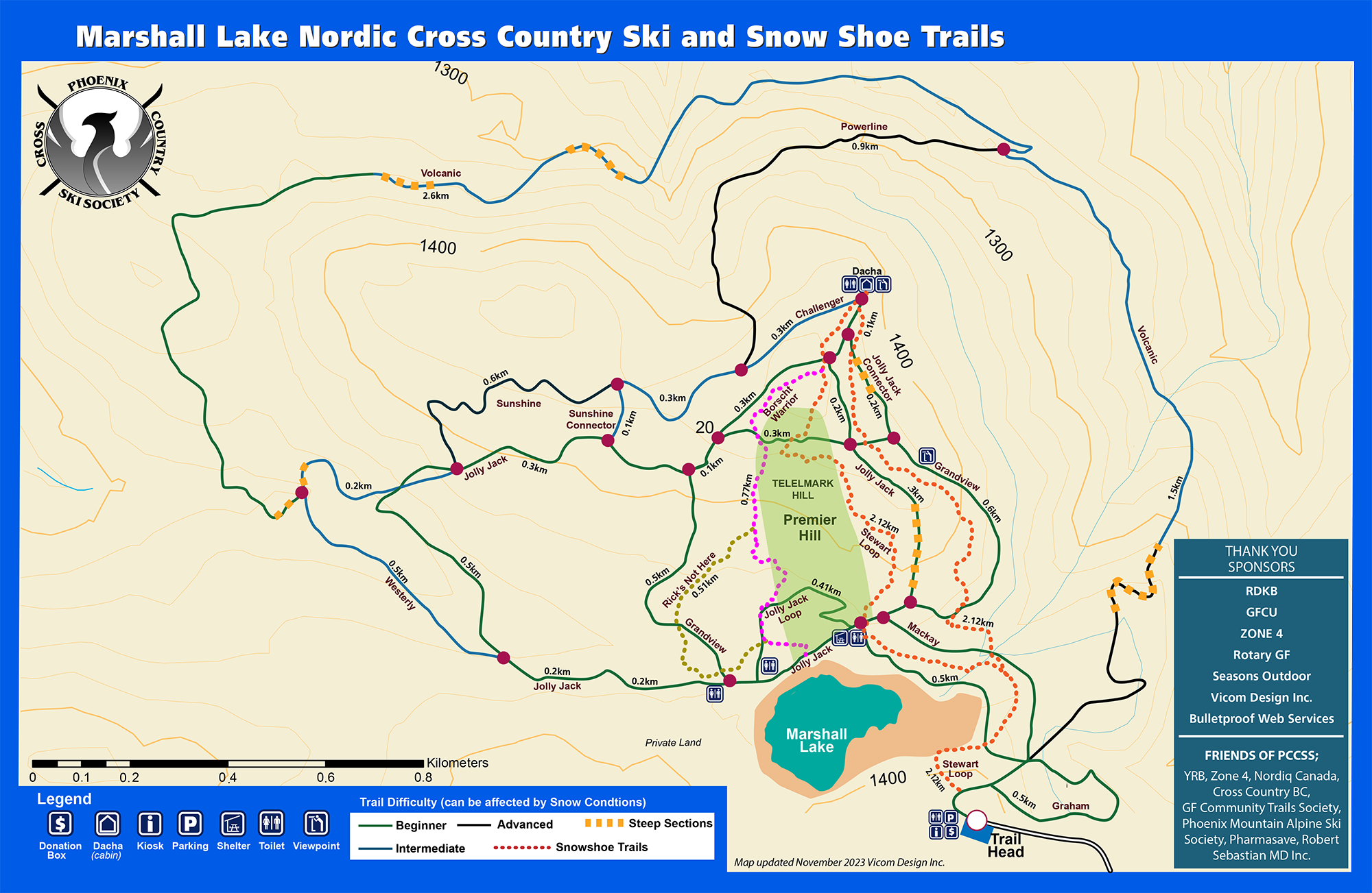 Trail Maps - Phoenix Nordic